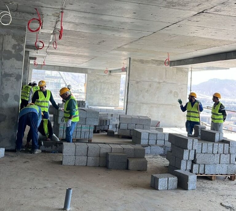 Masonry Work – Green Hub